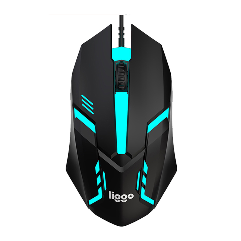 ماوس با سیم گیمینگ لیگو liggo مدل L351 - نماینده فروش محصولات لاجیتک Logitech -فروشگاه لاجی مارکت