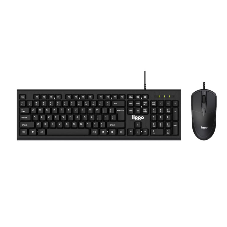 کیبورد و ماوس با سیم لیگو liggo مدل KM601 – نماینده فروش محصولات لاجیتک Logitech -فروشگاه لاجی مارکت