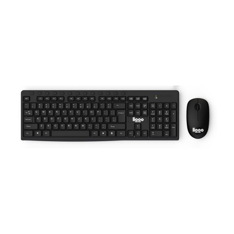 کیبورد و ماوس بی سیم لیگو liggo مدل KW806 - نماینده فروش محصولات لاجیتک Logitech -فروشگاه لاجی مارکت